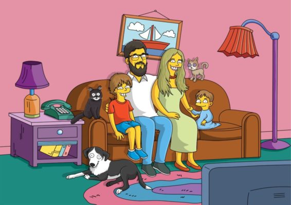 Art of Yellow | Simpsonize Yourself | Custom Simpsons Portrait – Gift ...